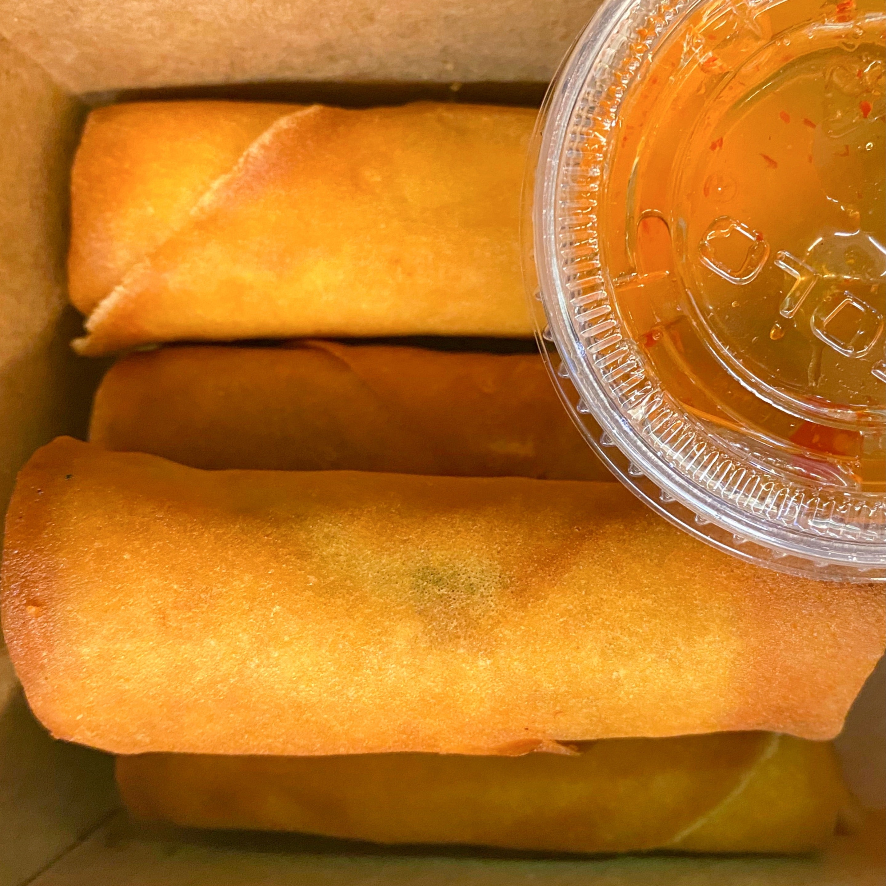 Vegetable Spring Rolls 4 pieces | Ka Pow Thai On Wheels