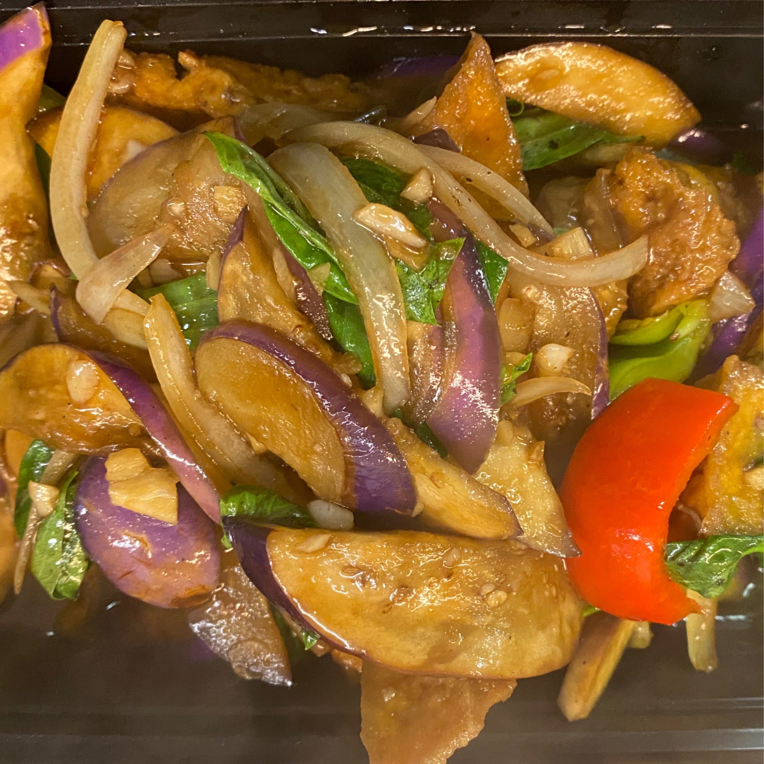 Firecracker Purple Tofu Adventure (vegan, GF) | Ka Pow Thai On Wheels