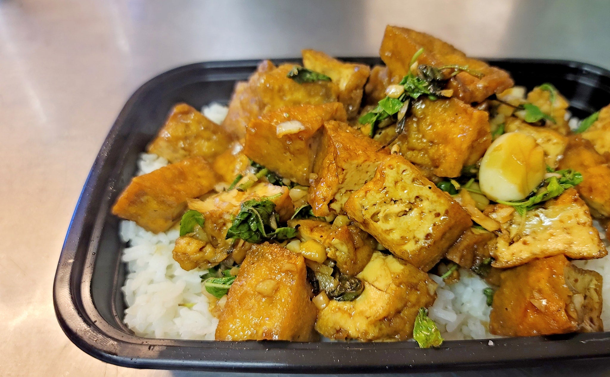 Kow Rad Ka Pow Tofu | Ka Pow Thai On Wheels
