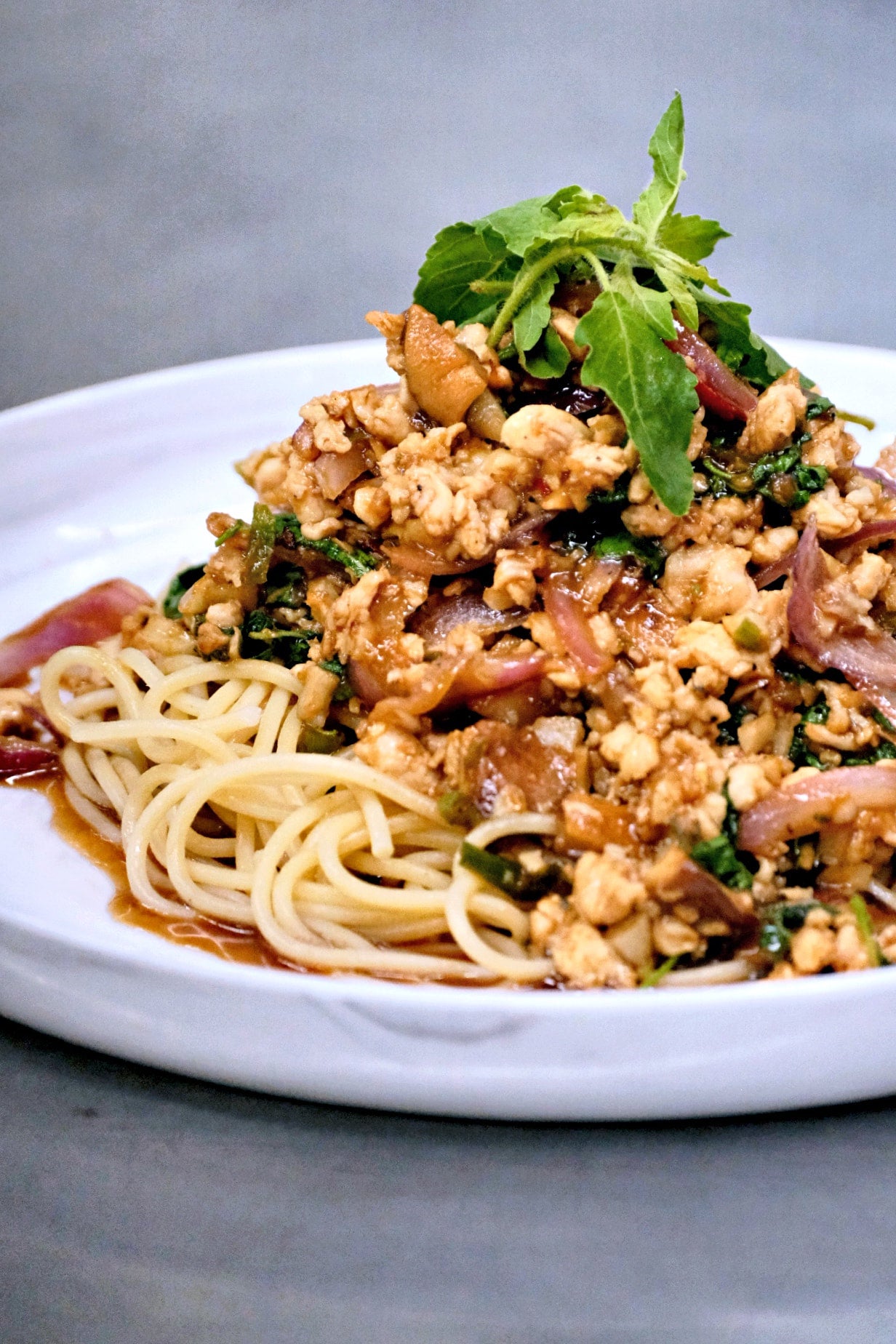 Three Taste Ka Pow Pasta | Ka Pow Thai On Wheels